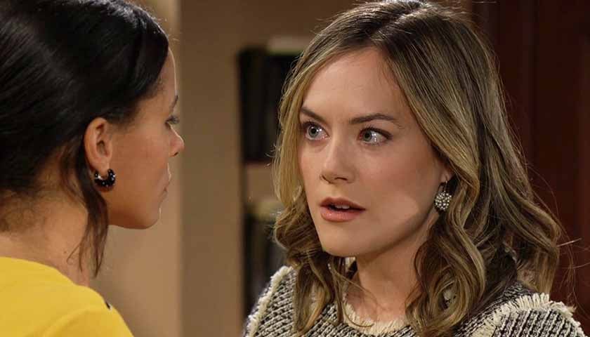 Bold And The Beautiful Preview: Hope Issues A Warning To Daphne - Carter Gets An Earful - Luna ...